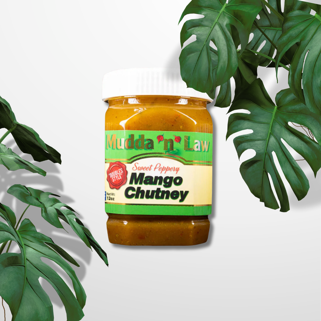 Mudda N Law Sweet Peppery Mango Chutney - 350ml – Cre-Ole Trading Ltd